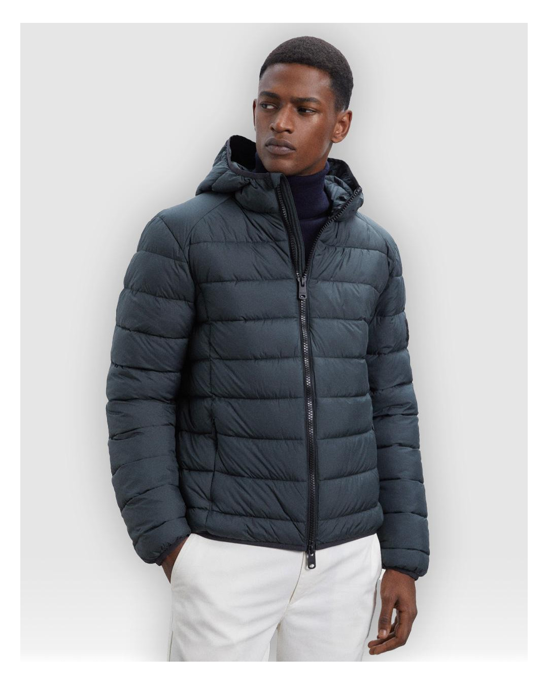 Plumiferos Ecoalf ASPENALF JACKET MAN verde | Zapatos Obi