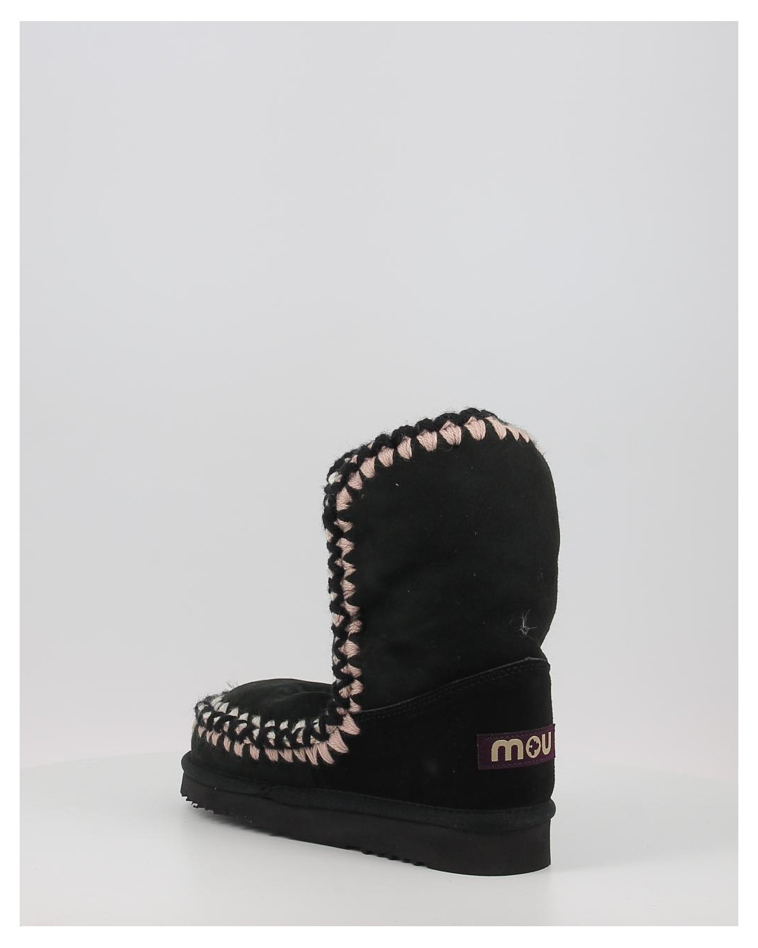 Botas Mou ESKIMO 24 WITH 3D OVERSTITCHING negro | Zapatos Obi