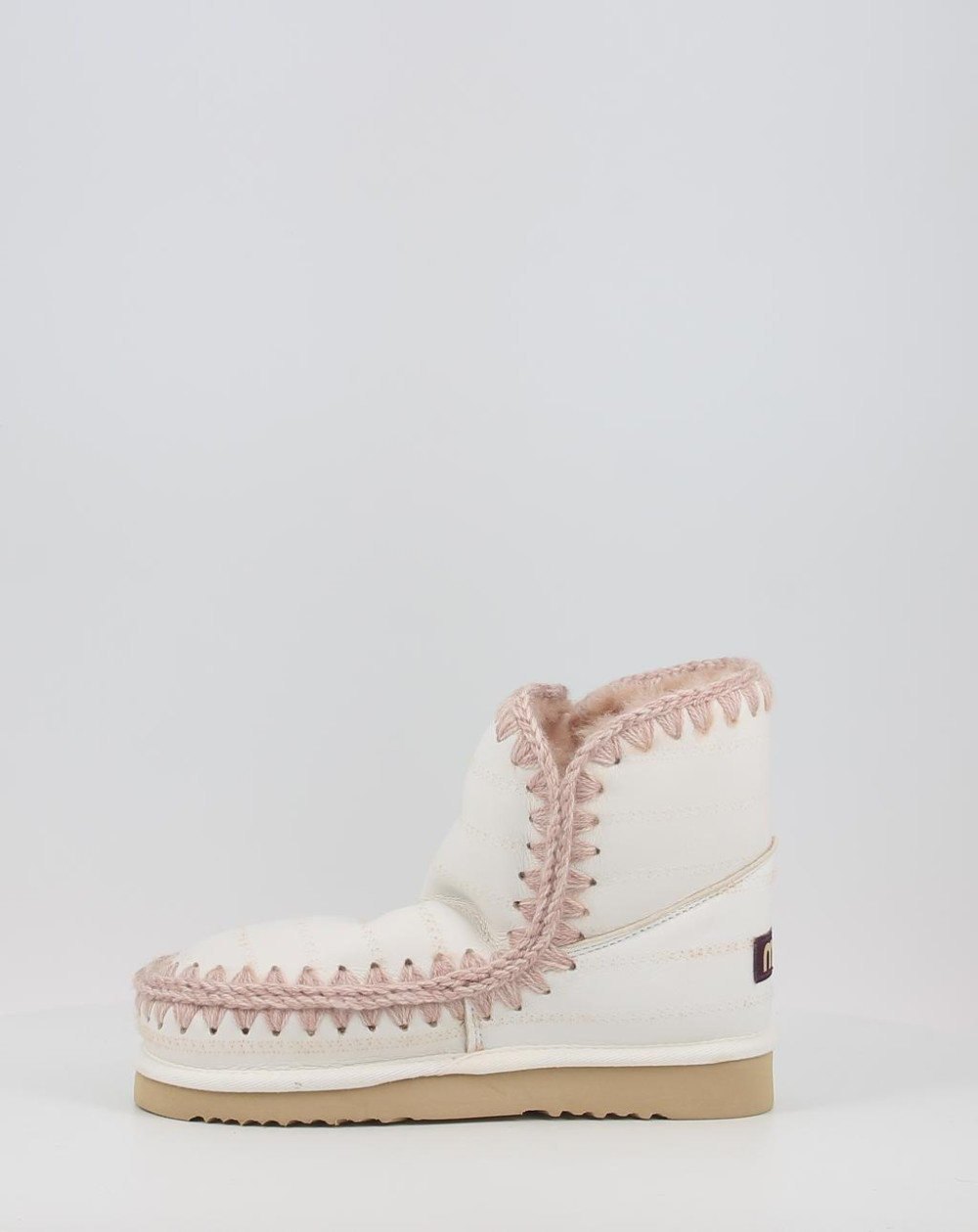 Botas Mou ESKIMO 18 SPECIAL SHEEPSKIN “PUNCHED EFFECT” blanco | Zapatos Obi