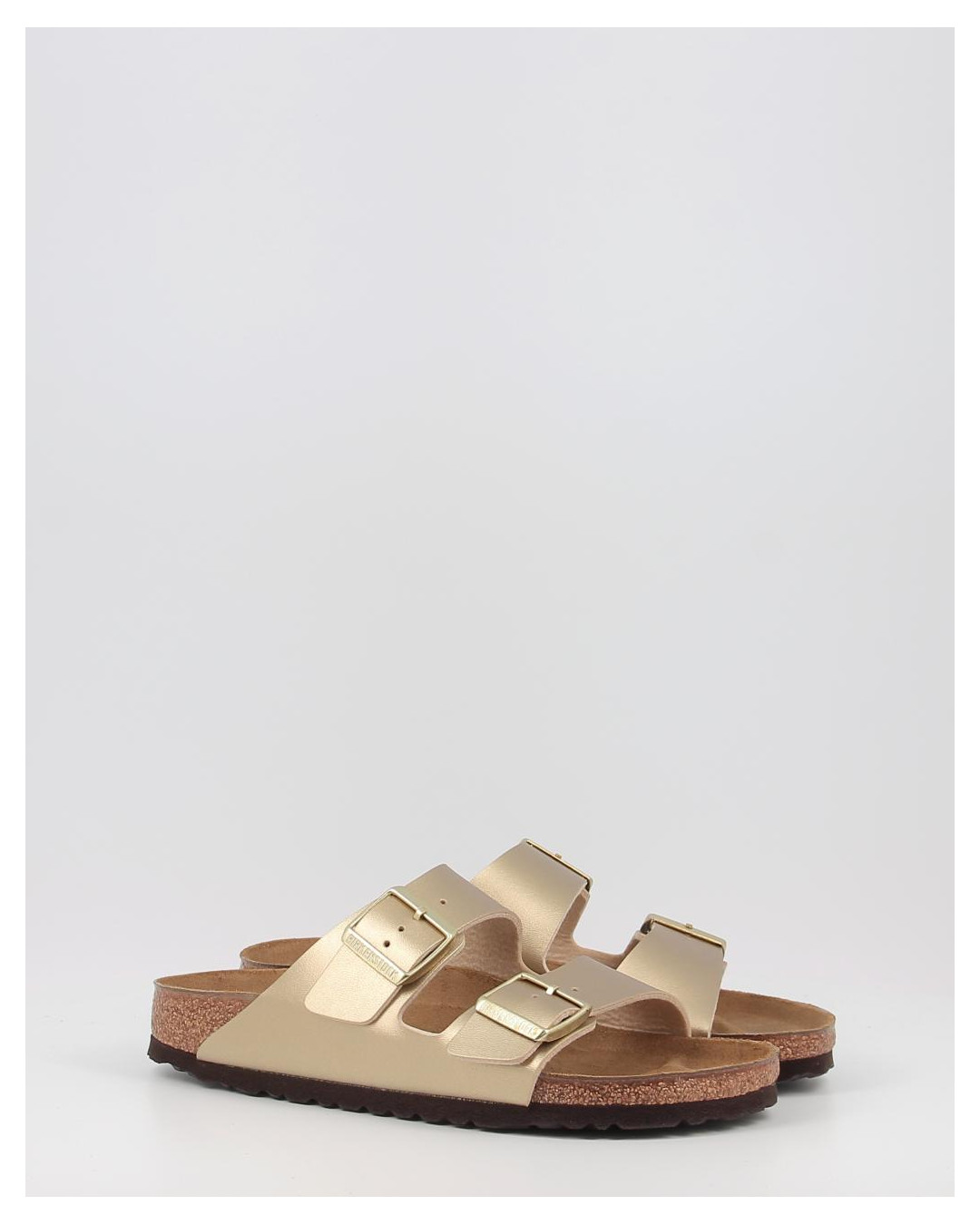 Sandalias Birkenstock ARIZONA BF oro. Zapatos Obi