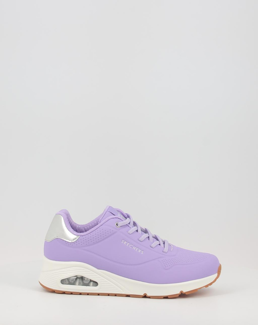Zapatillas Skechers UNO - SHIMMER AWAY 155196 morado. Zapatos Obi
