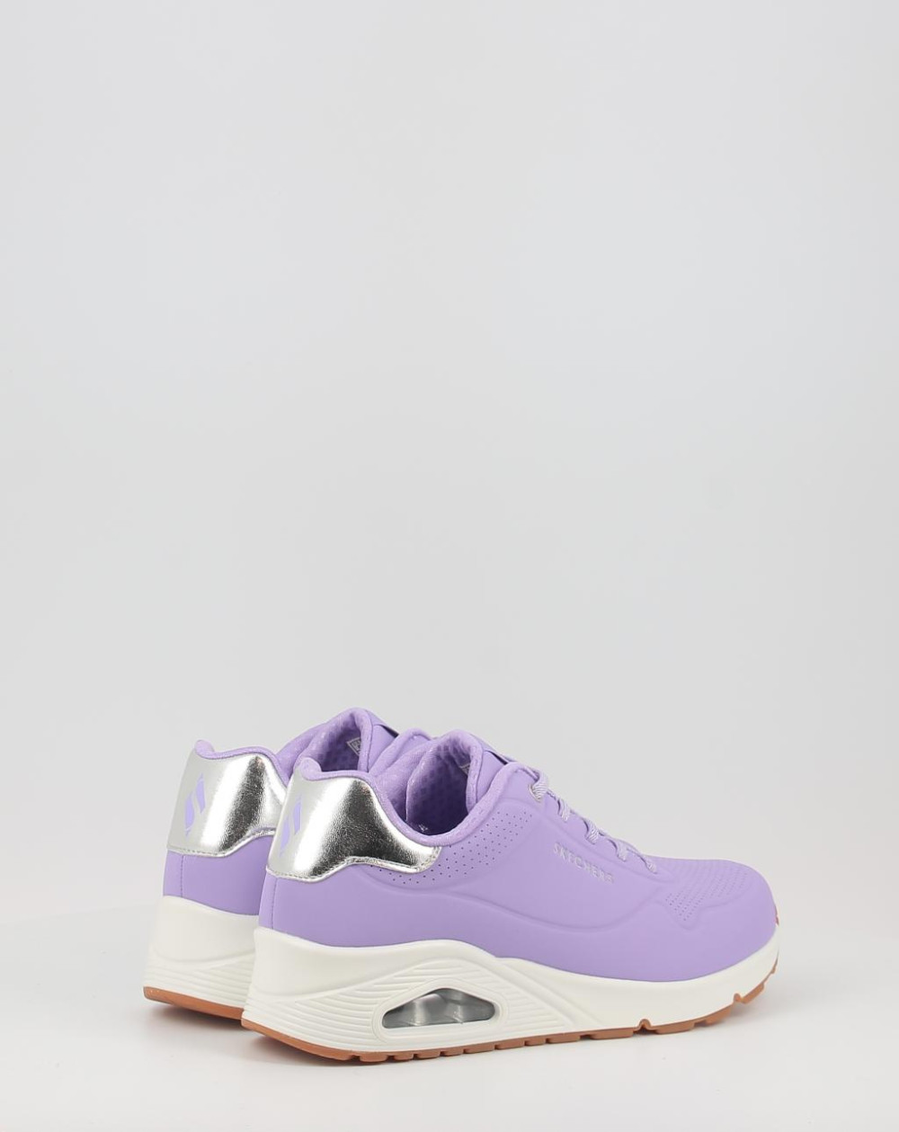 Zapatillas Skechers UNO - SHIMMER AWAY 155196 morado. Zapatos Obi