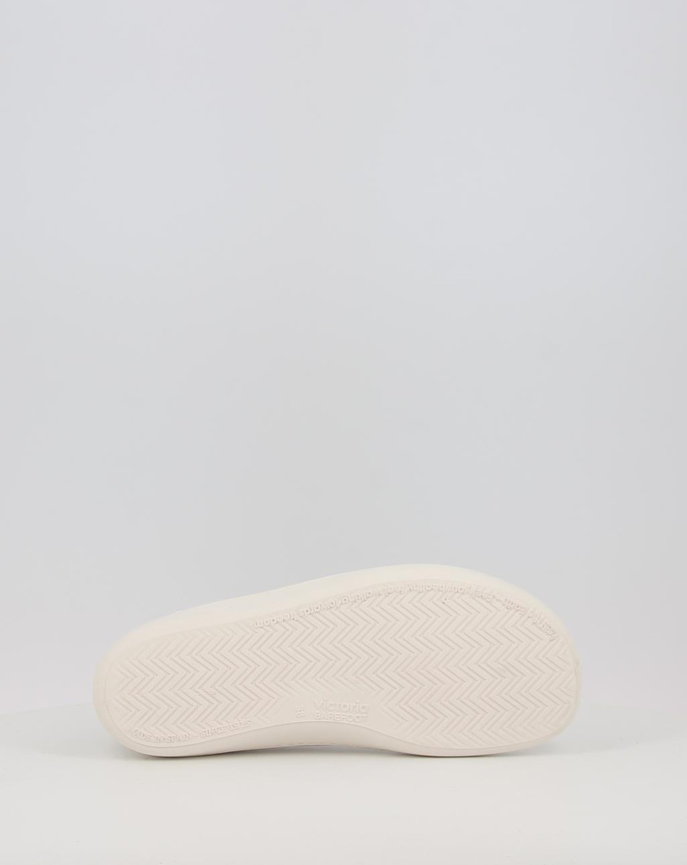 Zapatillas Victoria OLMO BAREFOOT EFECTO PIEL & SERRAJE 1186100 blanco ...